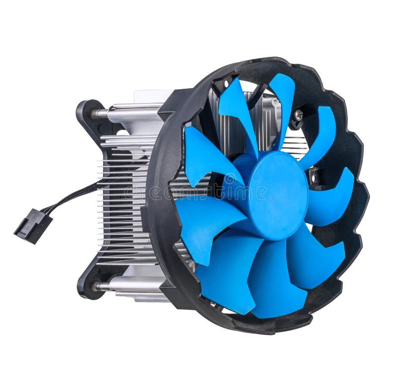 Compact and Efficient CPU Cooler with a Stylish Blue Fan Design for ...