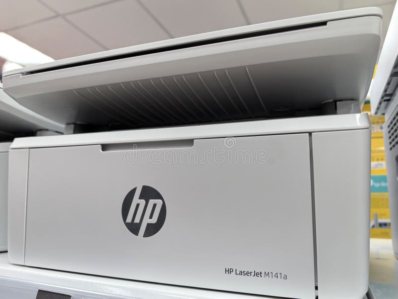 Compact and Efficient Laser Printer Showcased in a Modern Office ...