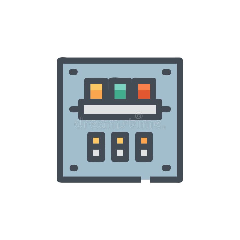 Compact Electrical Switchgear for Space-Saving Installations Stock ...