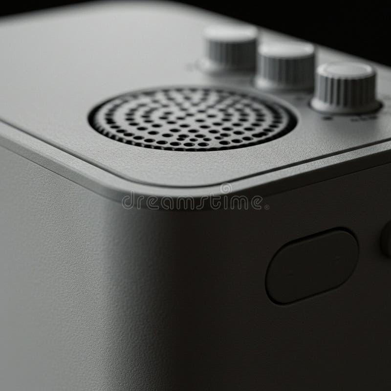 Compact Electronic Device Featuring a Modern, Minimalist Design in Grey ...