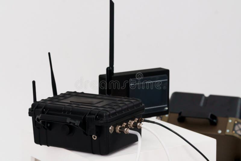 Compact Electronic Warfare Portable Communication System Stock Image ...