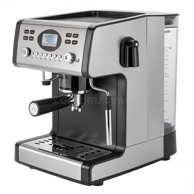 Compact Espresso Machine Small Espresso Machine, Stock Illustration ...