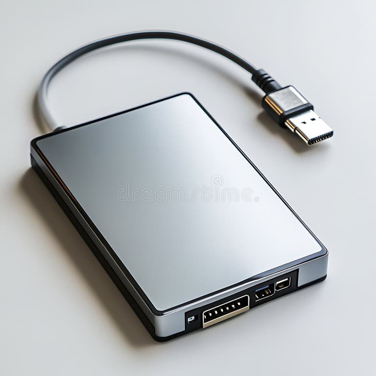 Compact External Hard Drive with Built-in USB for on-the-Go Backup ...
