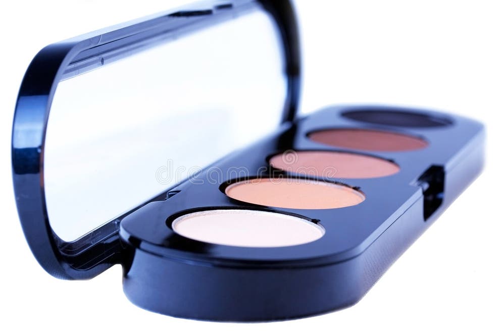 Compact eye shadows stock photo. Image of cosmetics, glamor - 10646884