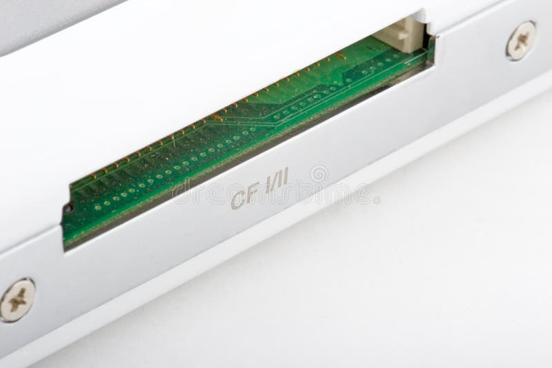 Compact flash card slot stock photo. Image of card, dslr - 512978