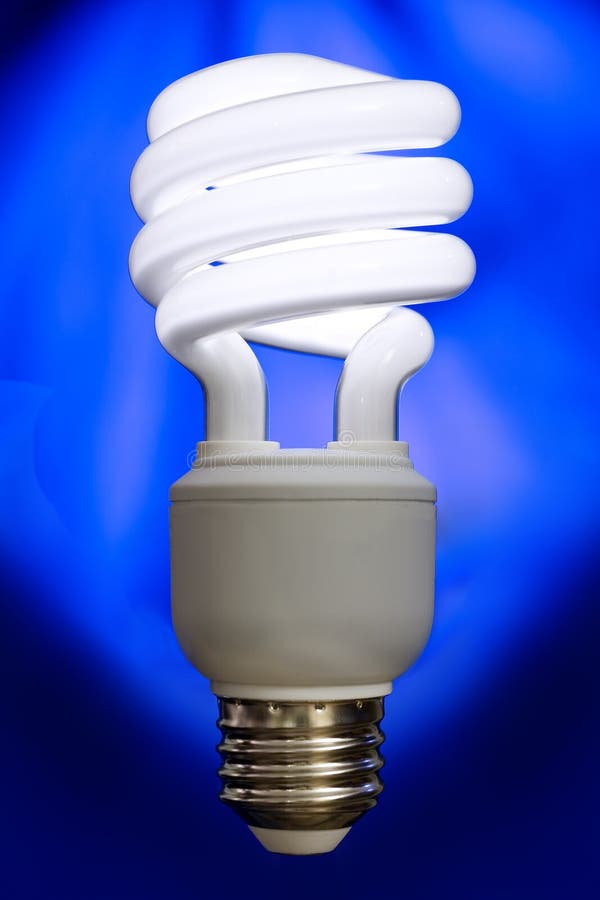 Compact Fluorescent Bulb stock image. Image of idea, ecofriendly - 1573689