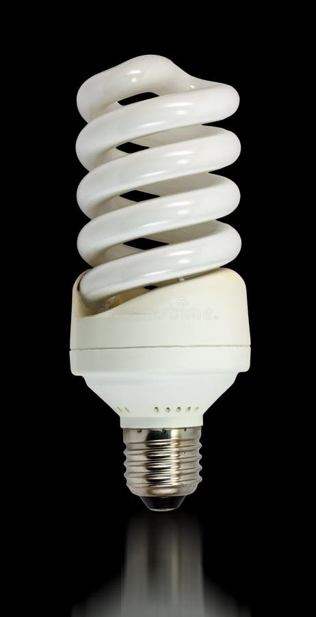 Compact fluorescent bulb stock image. Image of energy - 23008123