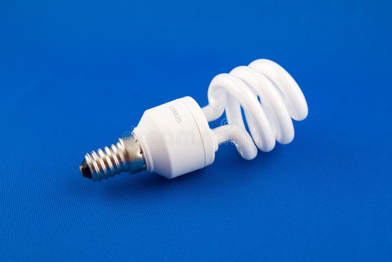 Compact fluorescent lamp stock image. Image of ecology - 13081183