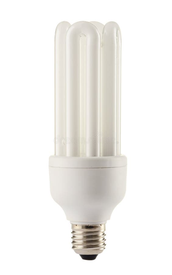 Compact fluorescent lamp stock image. Image of luminescence - 19644455