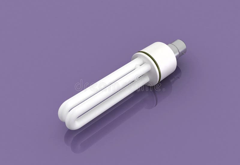 Compact fluorescent lamp stock photo. Image of compact - 34268774