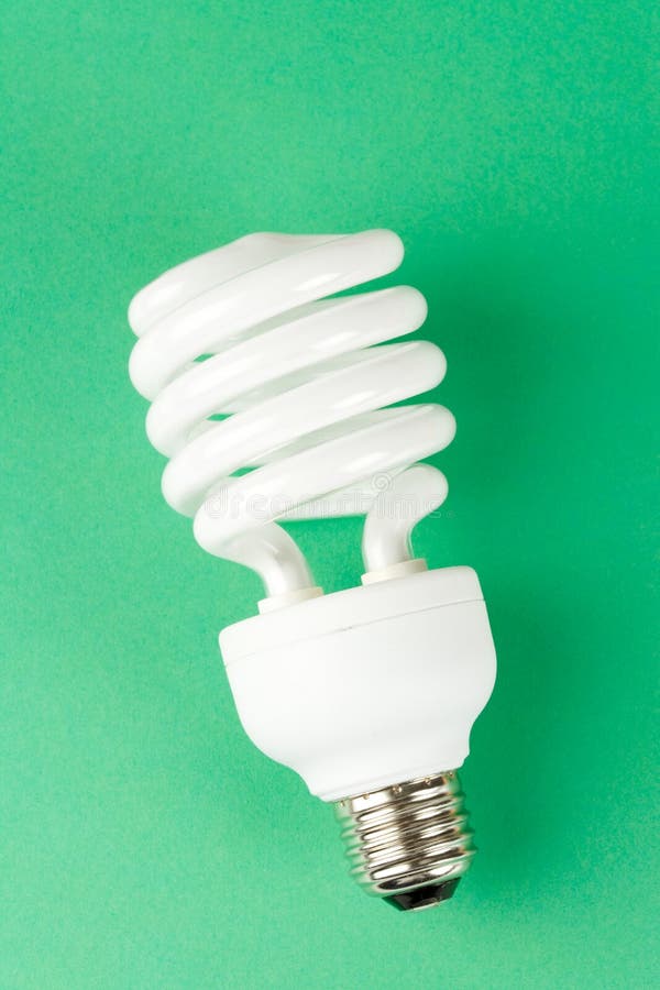 Compact Fluorescent Bulb stock image. Image of idea, ecofriendly - 1573689