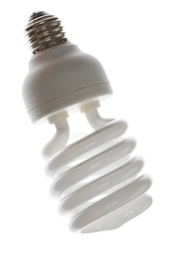 Compact Fluorescent Lightbulb Stock Image - Image of bulb ...