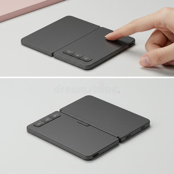 Compact, Foldable Wireless Device with a Sleek, Modern Design. Features ...