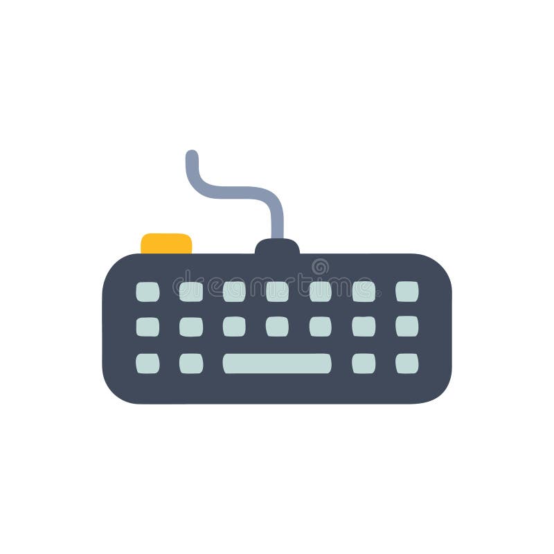 Compact Gaming Keyboard Icon for Space Saving Stock Image ...