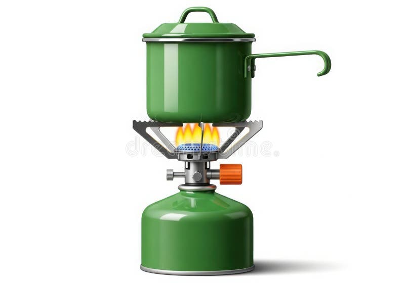 Portable Green Camping Stove Stock Illustrations – 363 Portable Green ...