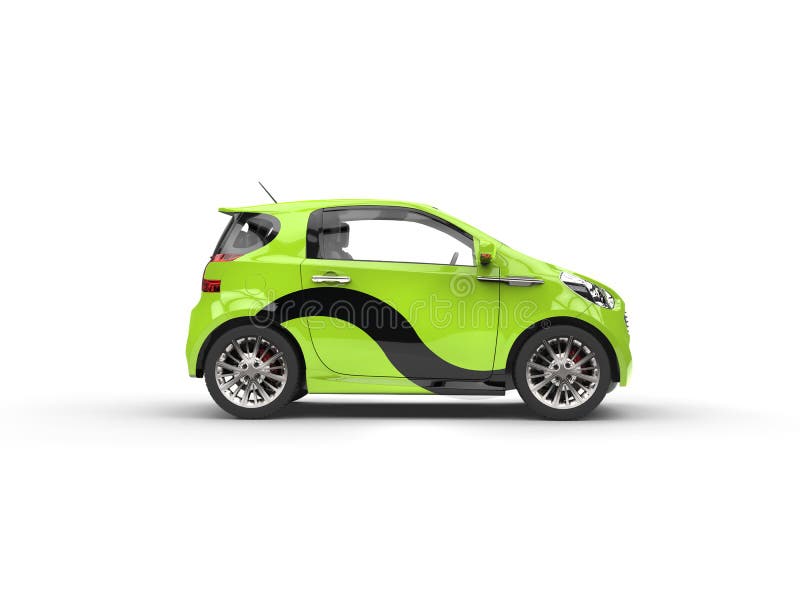 Compact Green Car stock photo. Image of metallic, green - 68689510