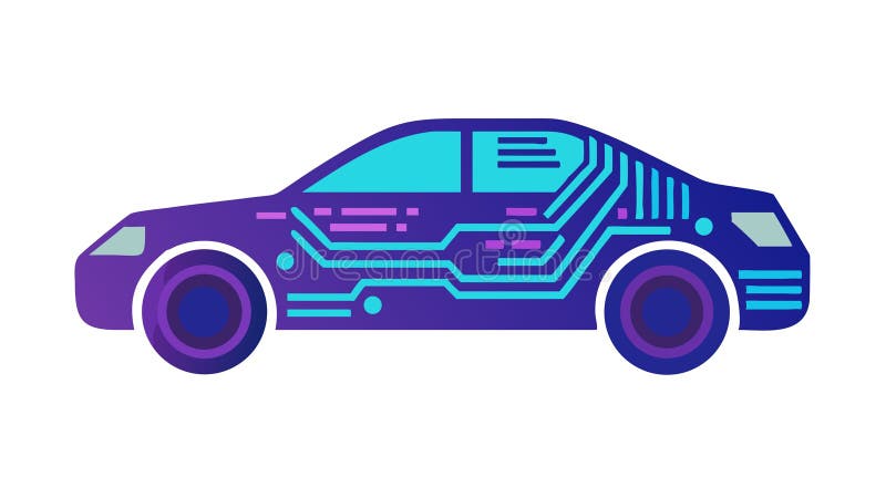 Compact Grey Car Icon, Simple Urban Mobility Graphic, Vector Design ...