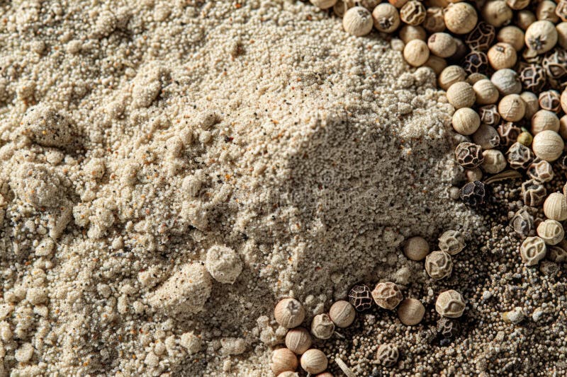 A Compact Heap of Sand and Seeds Stock Photo - Image of agriculture ...