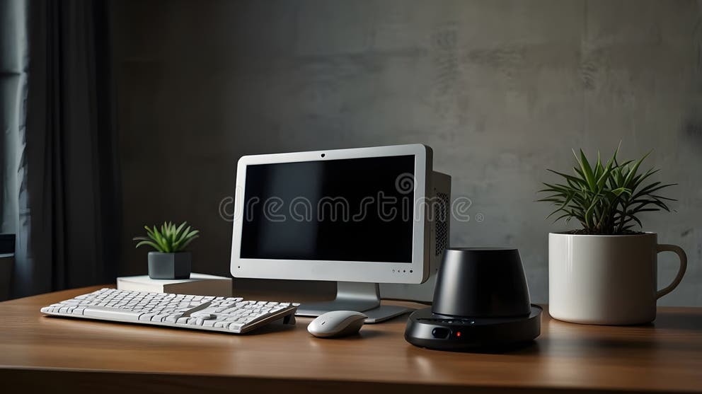 Compact High-Performance Mini PC Stock Illustration - Illustration of minimal, desk: 344802554