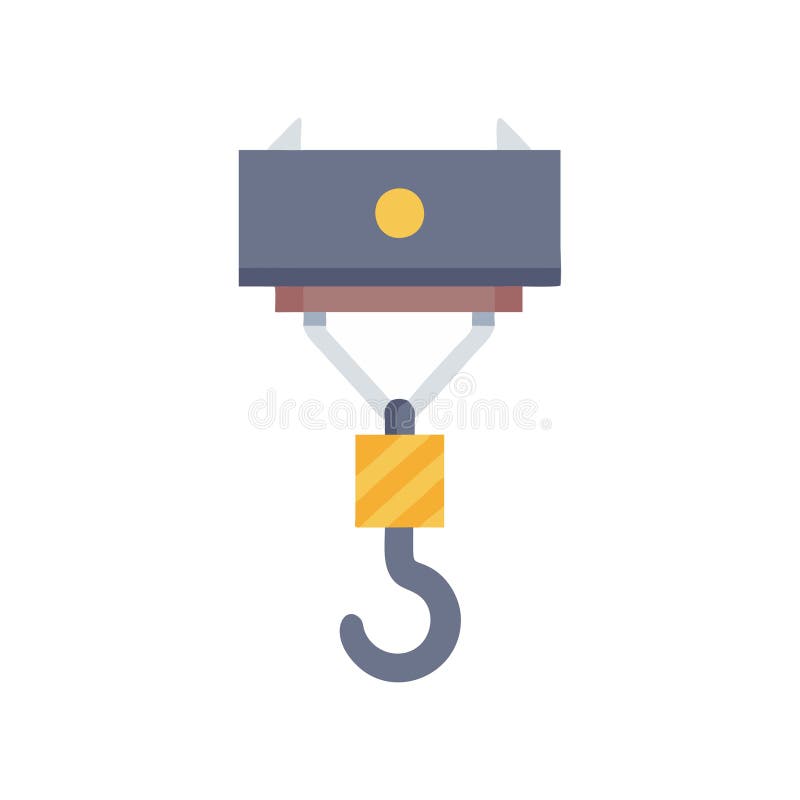 Compact Hoist Hook Design for Efficiency Stock Vector - Illustration of ...