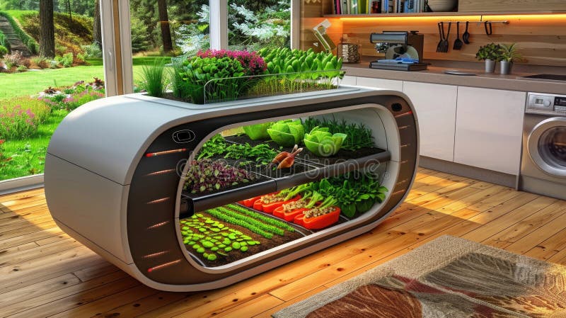 A Compact, Home-based Vertical Farm Unit for Growing Personalized ...