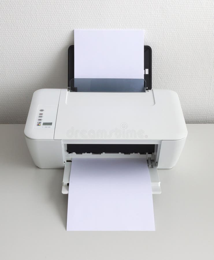 Compact home printer stock photo. Image of isolated - 107877170