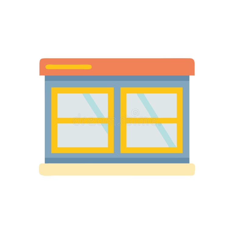 Compact Hopper Window Design for Efficiency Stock Vector - Illustration ...