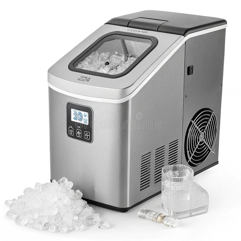 Compact Ice Maker for Countertop PNG Stock Illustration - Illustration ...