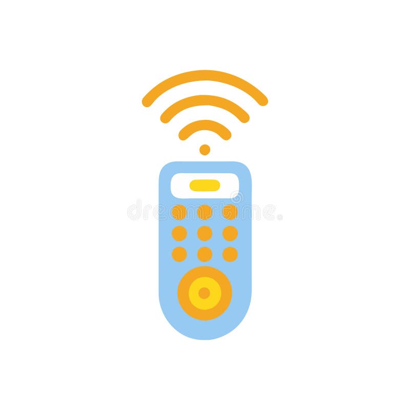 Compact Infrared Remote Control for Easy Use Stock Image - Illustration ...