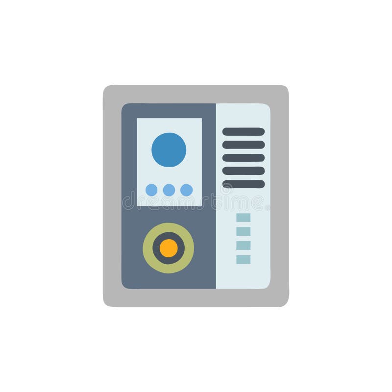 Compact Intercom System for Easy Installation Stock Illustration ...