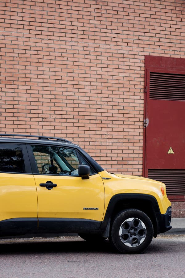 Compact Jeep Renegade editorial stock image. Image of brand - 288715594