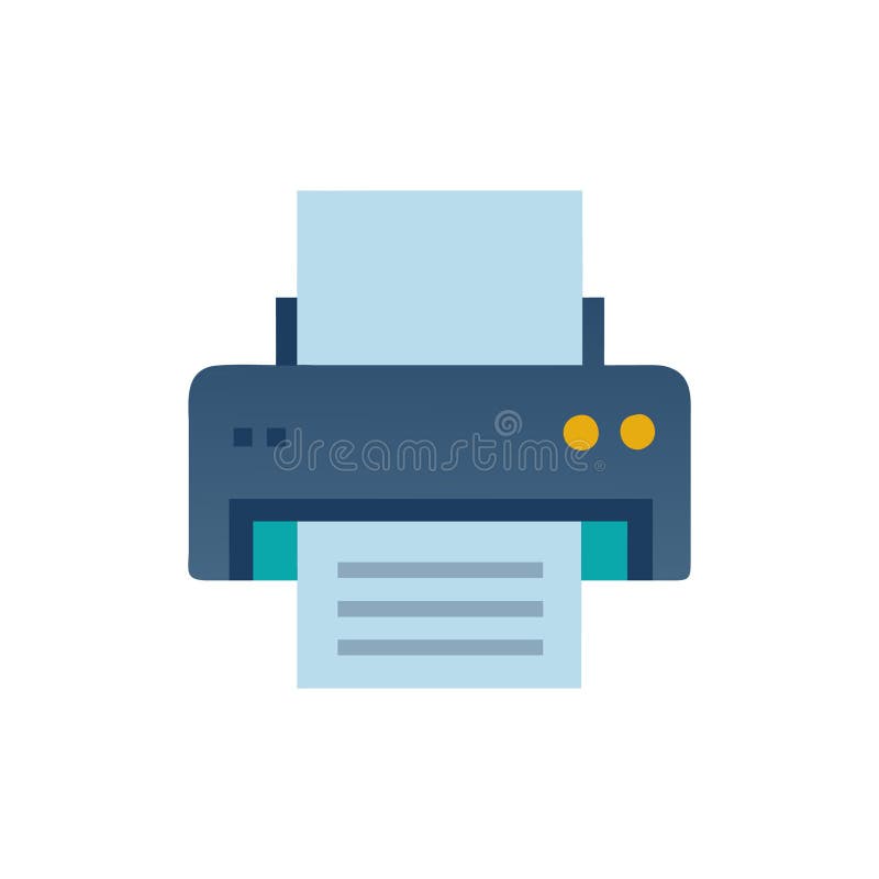 Compact Label Printer for Easy Use Stock Image - Illustration of ...