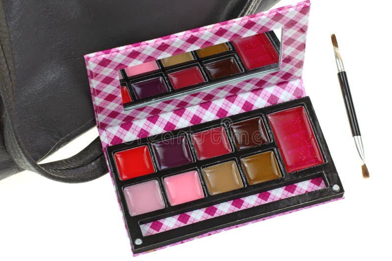 Compact Lip Gloss Set stock photo. Image of background - 24790918