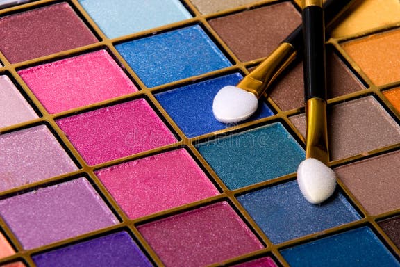 Compact make-up set stock photo. Image of horizontal, face - 2034852