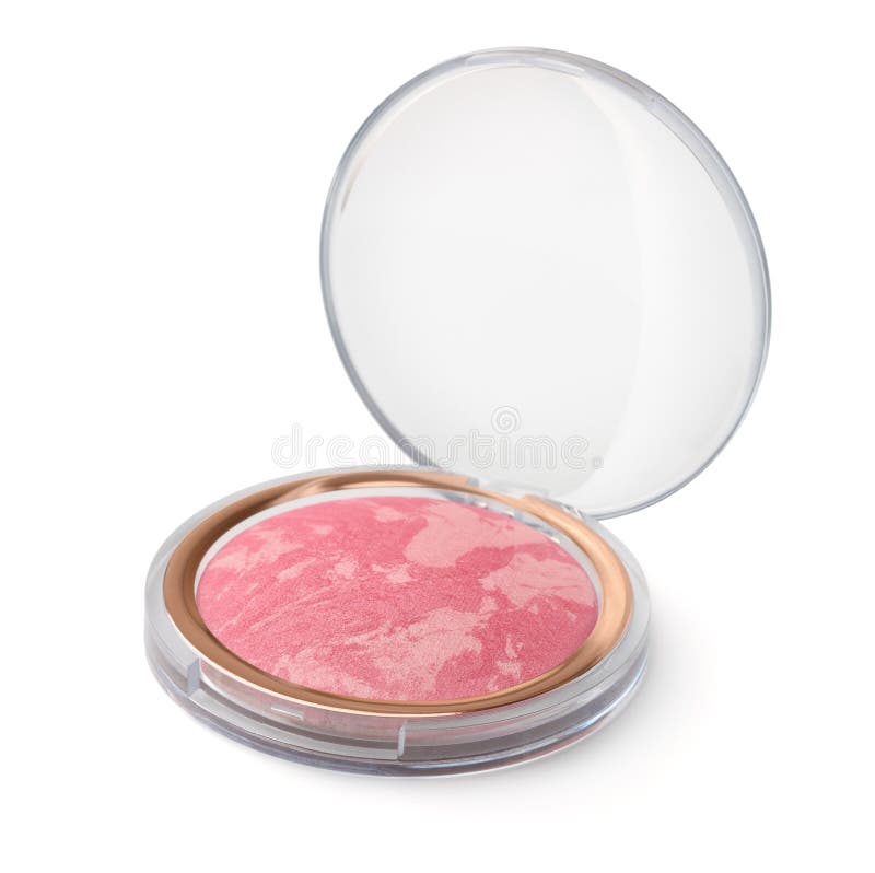 Compact Marbled Blush Powder Stock Photo - Image of glamour, object ...