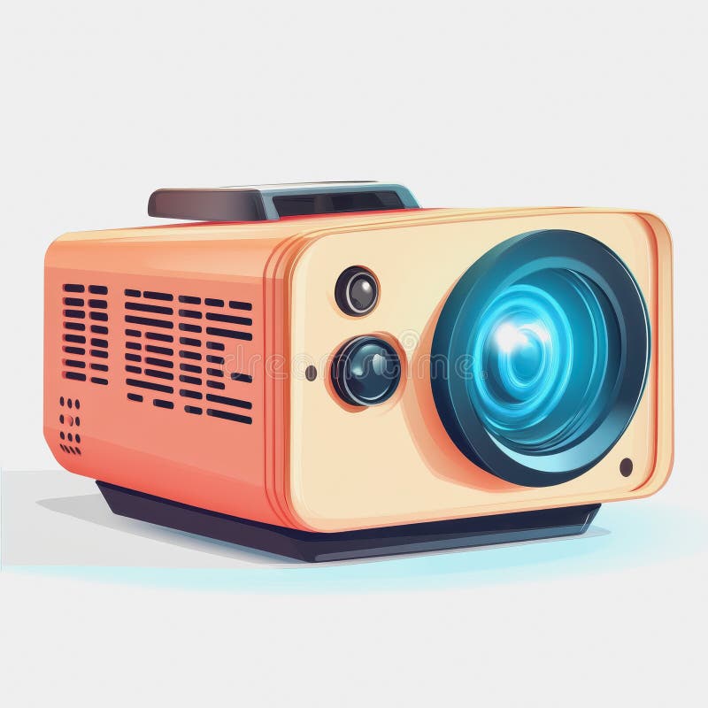 Compact Mini Projector with Integrated Camera for Home Entertainment ...