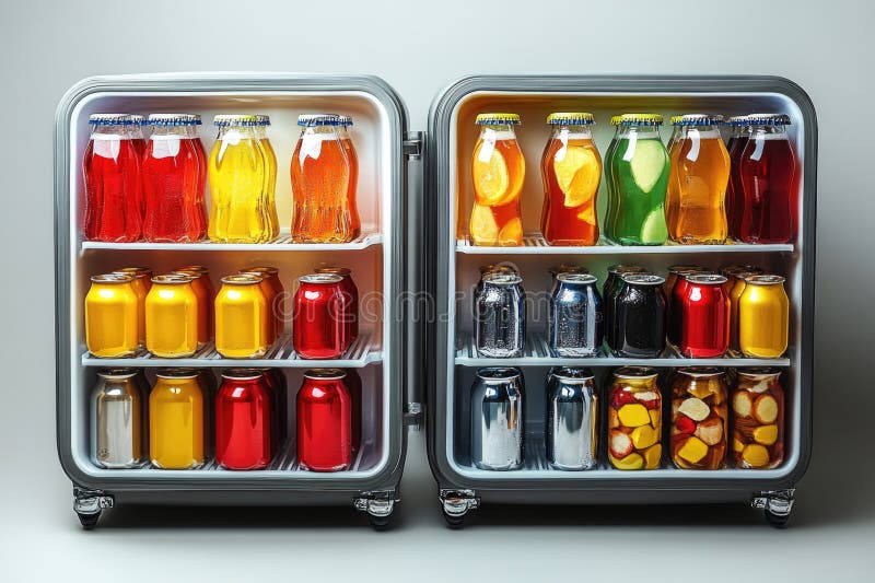 Compact Mini Refrigerator for Drinks and Snacks â€“ Stylish and ...