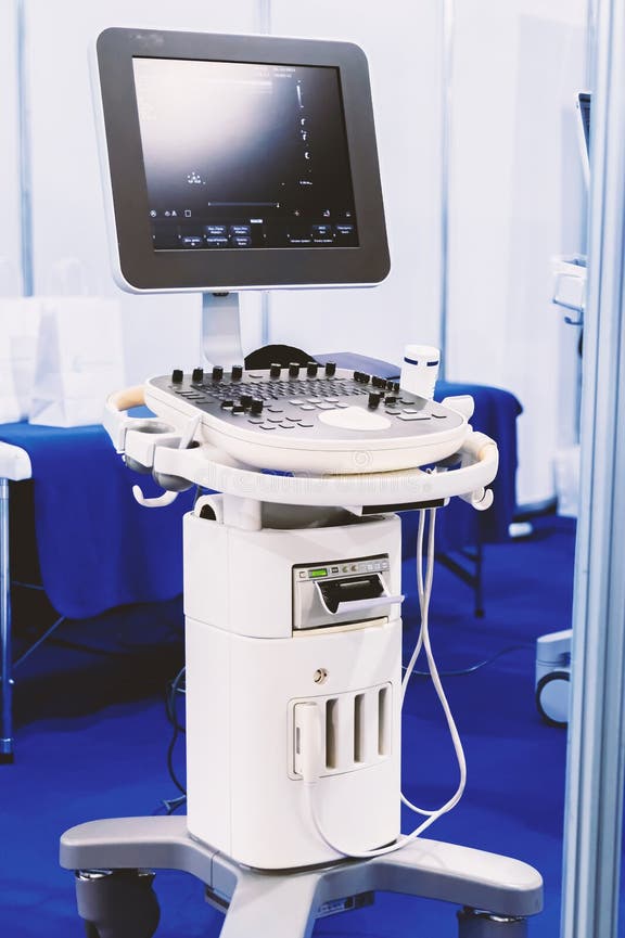 Compact Modern Device for Ultrasound Examination Stock Photo - Image of ...