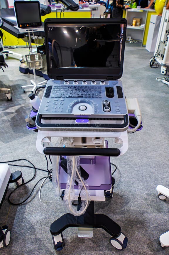 Compact Modern Device for Ultrasound Examination Stock Photo - Image of ...