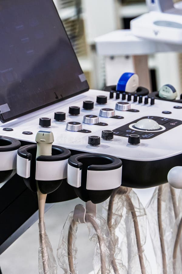 Compact Modern Device for Ultrasound Examination Stock Photo - Image of ...