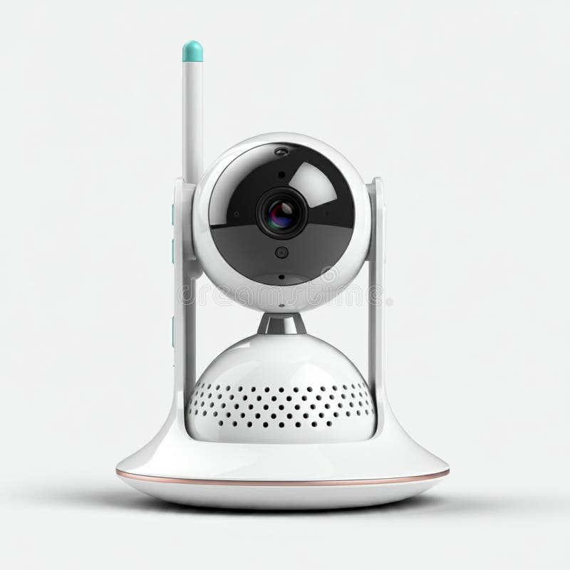 A Compact, Modern Security Camera Featuring a Spherical Design with a ...