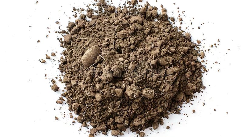 A Compact Mound of Soil Sitting on a Clean, Flat Area Stock Footage ...