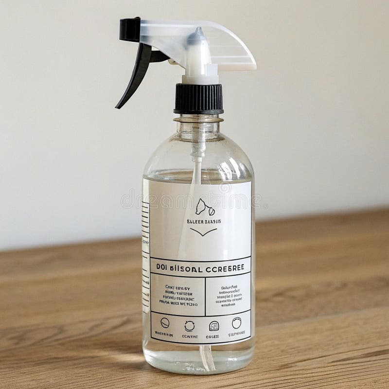 Compact No-frills Cleaning Spray Stock Illustration - Illustration of ...