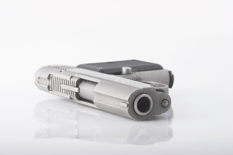 Compact pistol stock image. Image of arms, automatic, semiautomatic ...