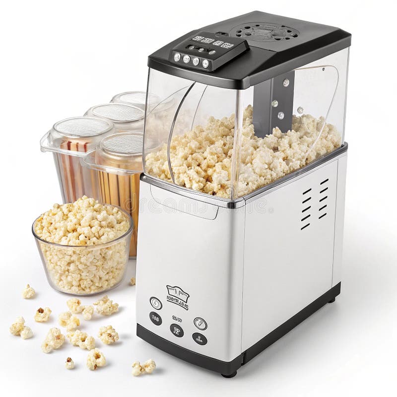 Compact Popcorn Maker Compact Popcorn Maker Stock Illustration ...