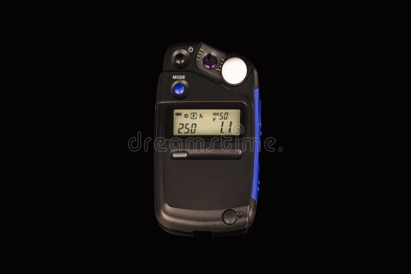 Compact and Portable Light Meter for Studio Flash Photography Isolated ...