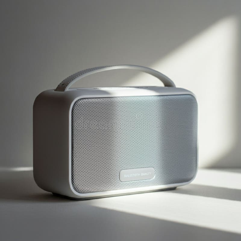 Compact, Portable Speaker with a Sleek, Minimalist Design. it Features ...