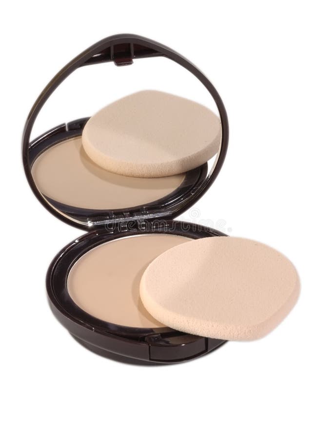 Compact powder stock photo. Image of reflection, isolation - 11254404