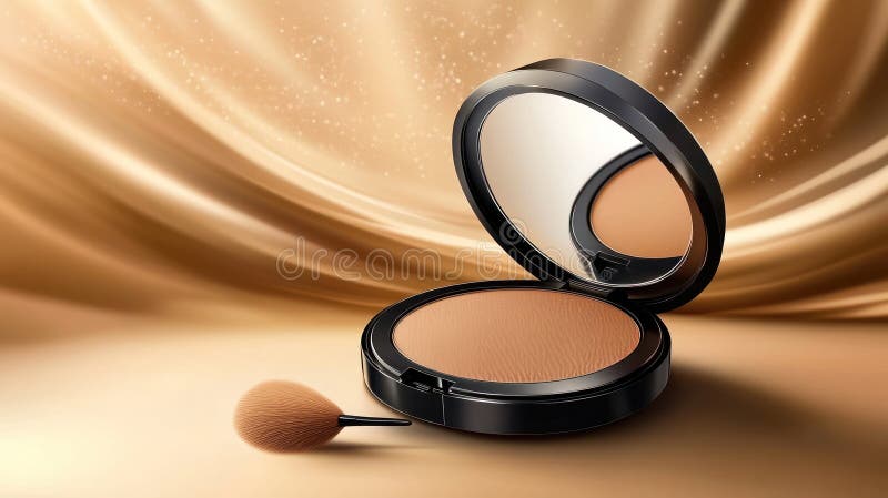 Compact Powder Display stock illustration. Illustration of tool - 391501567