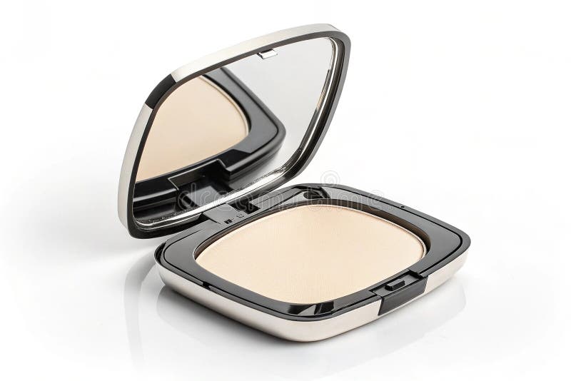 Compact Powder with Lightweight Formula and Mirror Stock Illustration ...